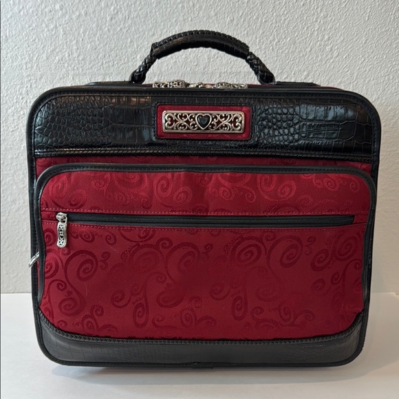Brighton | Bags | Vintage Brighton Luggage Weekender Rolling Carryon ...
